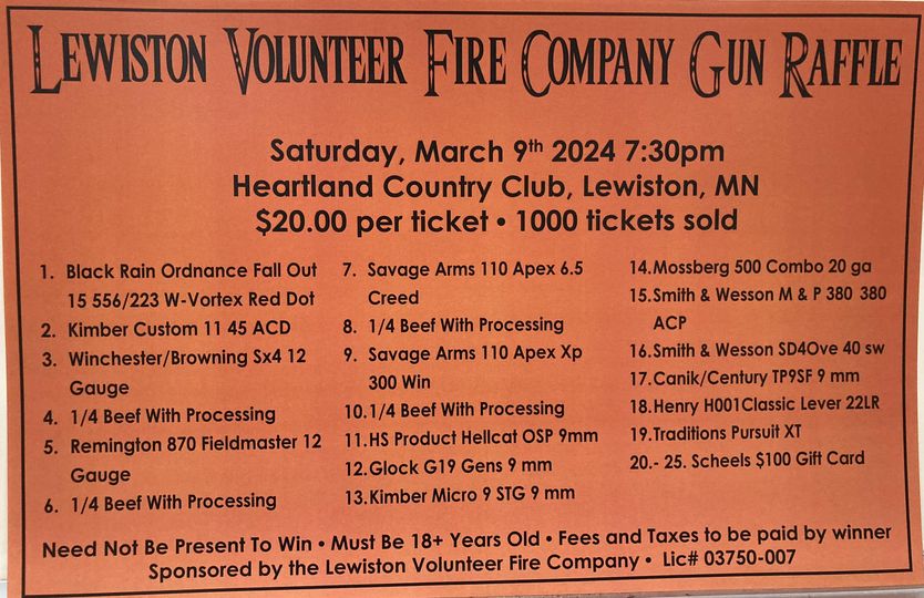 City Of Lewiston Minnesota Fire Department