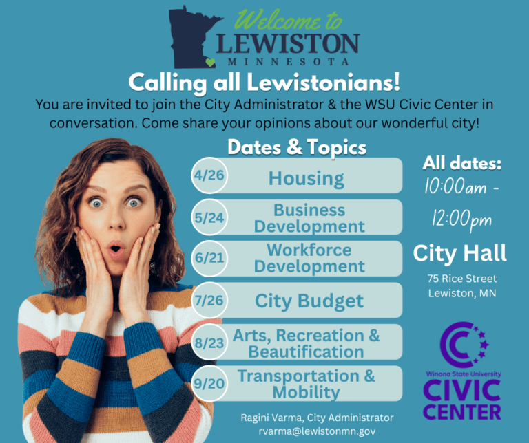 City of Lewiston MN - The Heart of Winona County